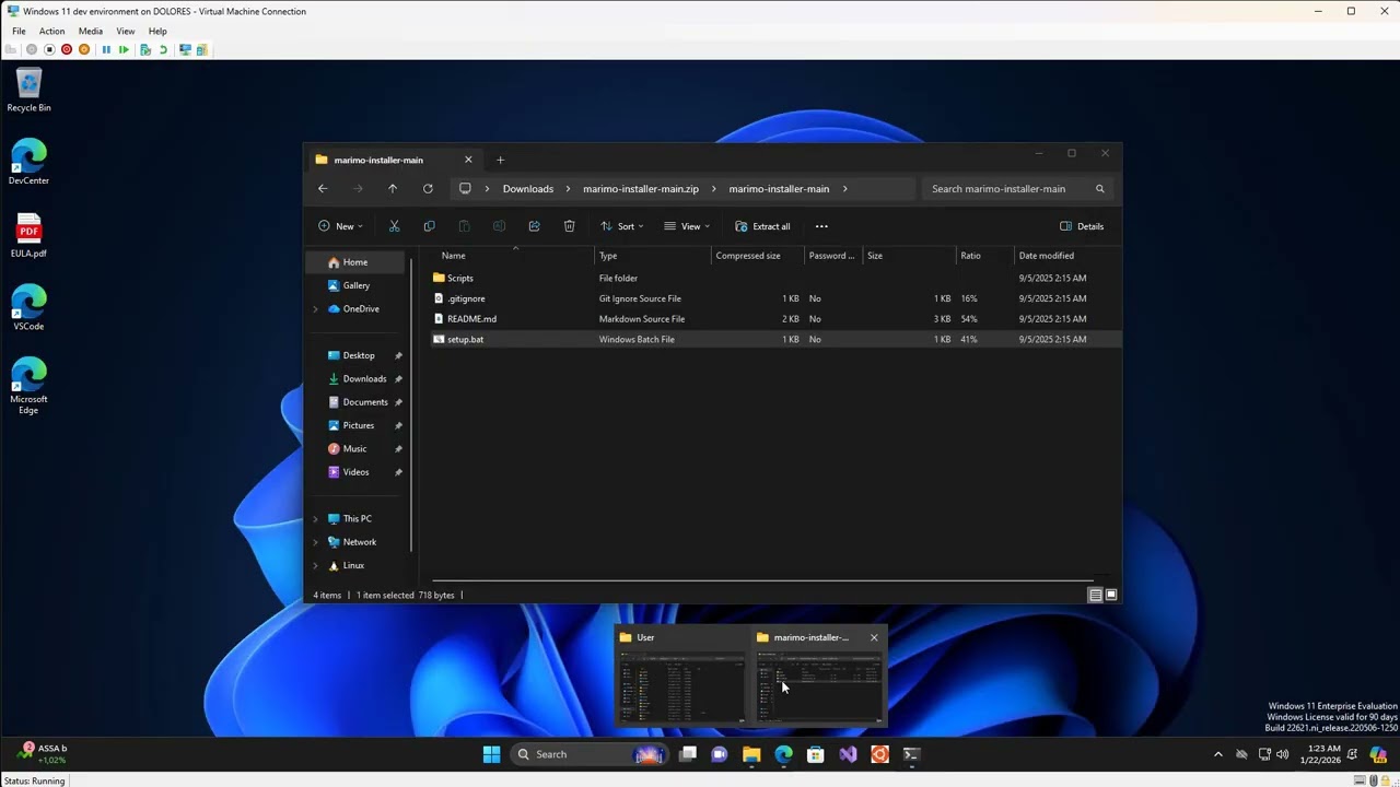 Installing vs-code and marimo