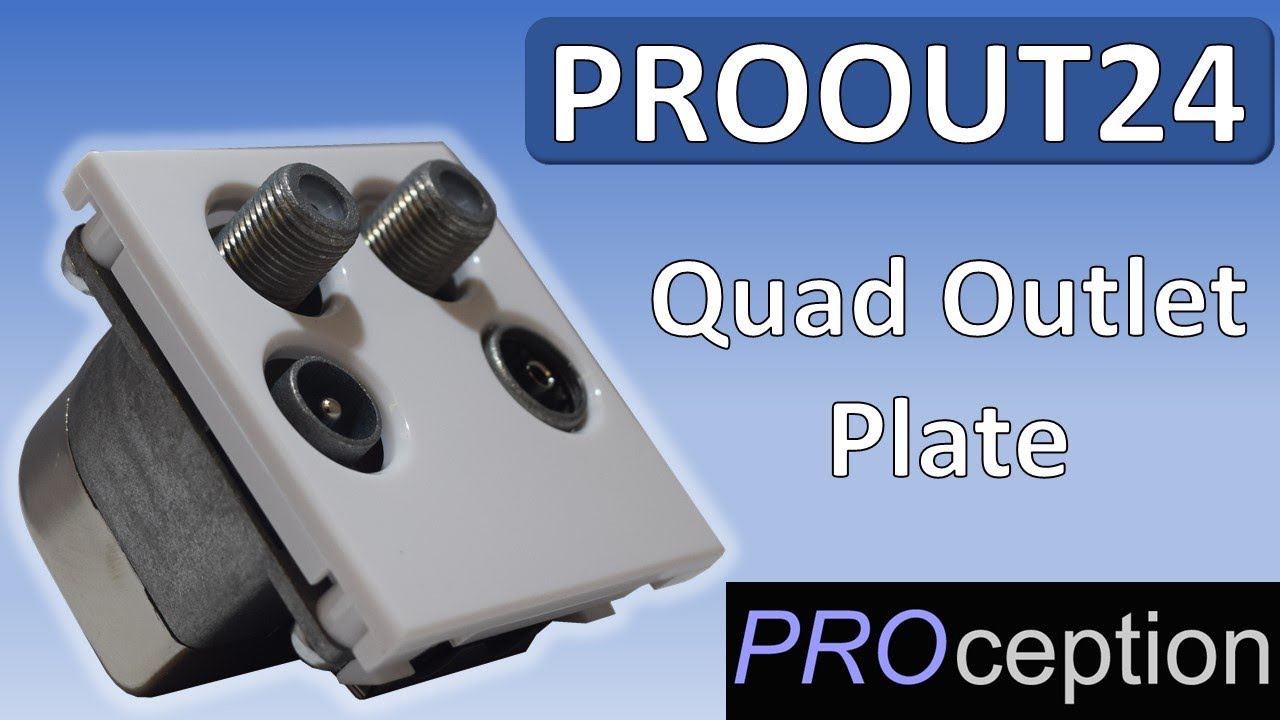 Quad Outlet Plate - PROOUT24