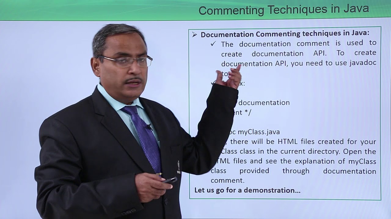 Java Essentials - Commenting techniques in java