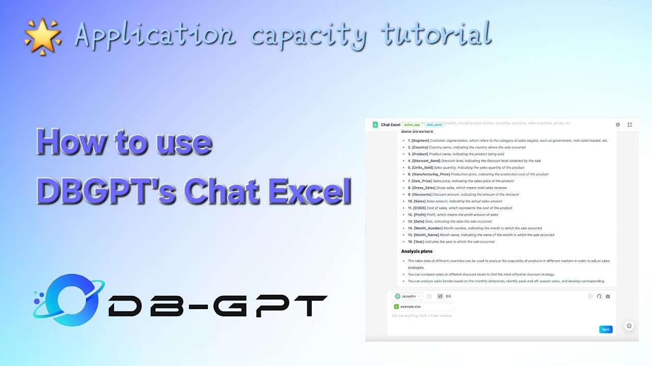 How to use DB-GPT's Chat Excel
