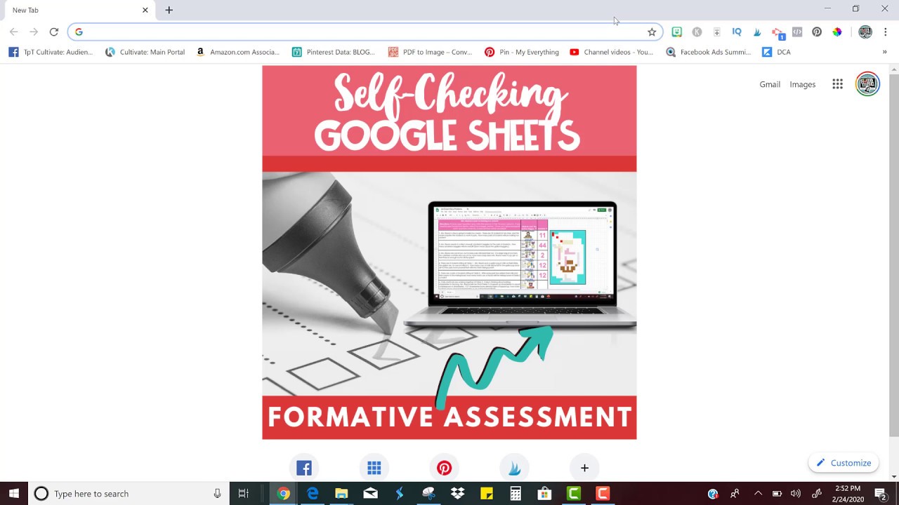 How to Make a Self-Checking Activity with Google Sheets - Tutorial