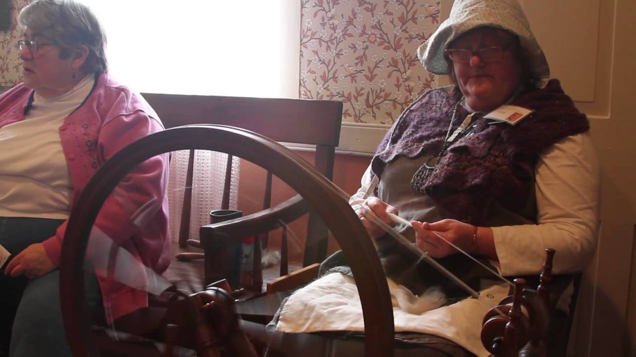 Antique Spinning Wheel Showcase