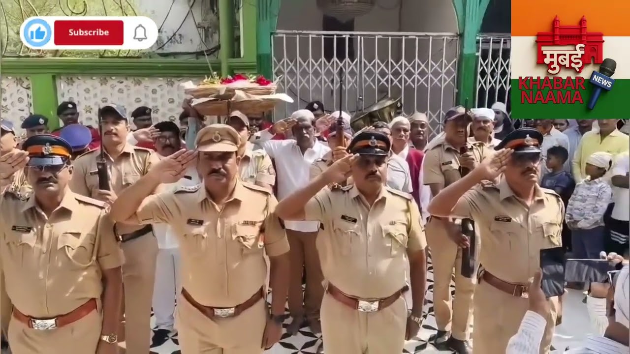 Makhdum Shah Baba Urs 2025 | Mumbai Police 1 Salami Ceremony | Mahim Dargah 612 URS