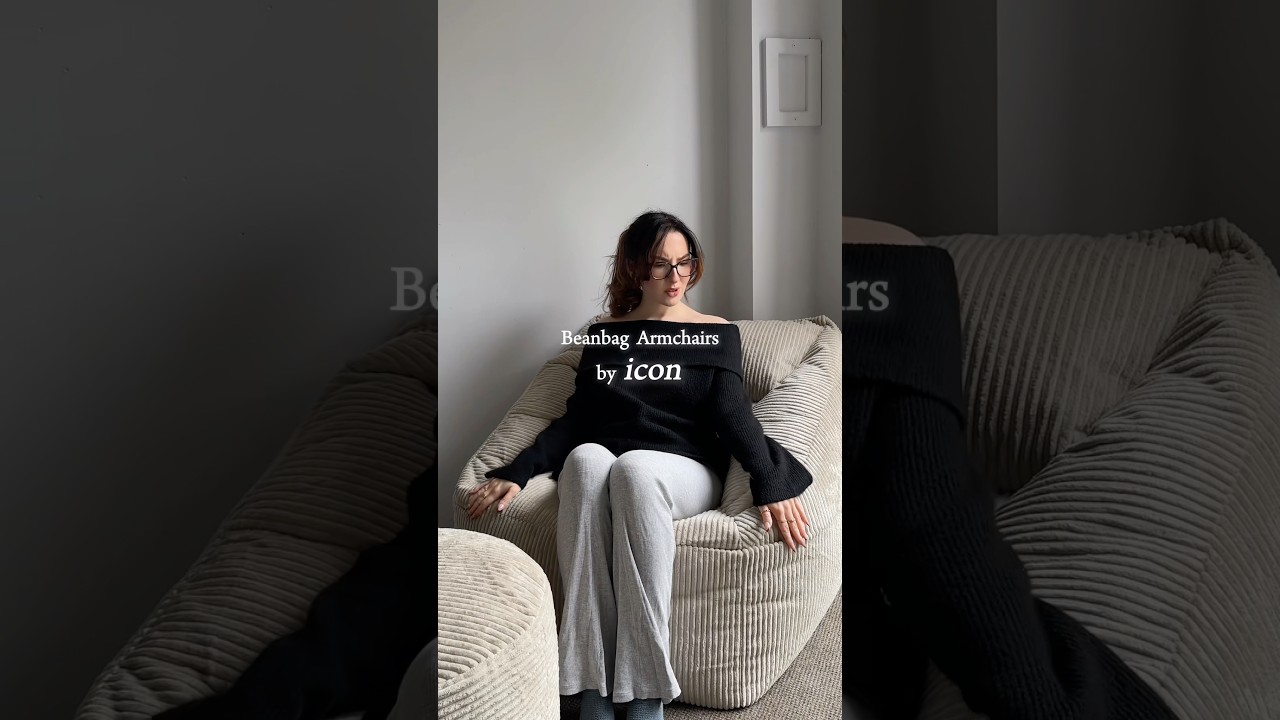 it’s not just a bean bag, it’s an icon. #iconhome #homedecor #beanbag