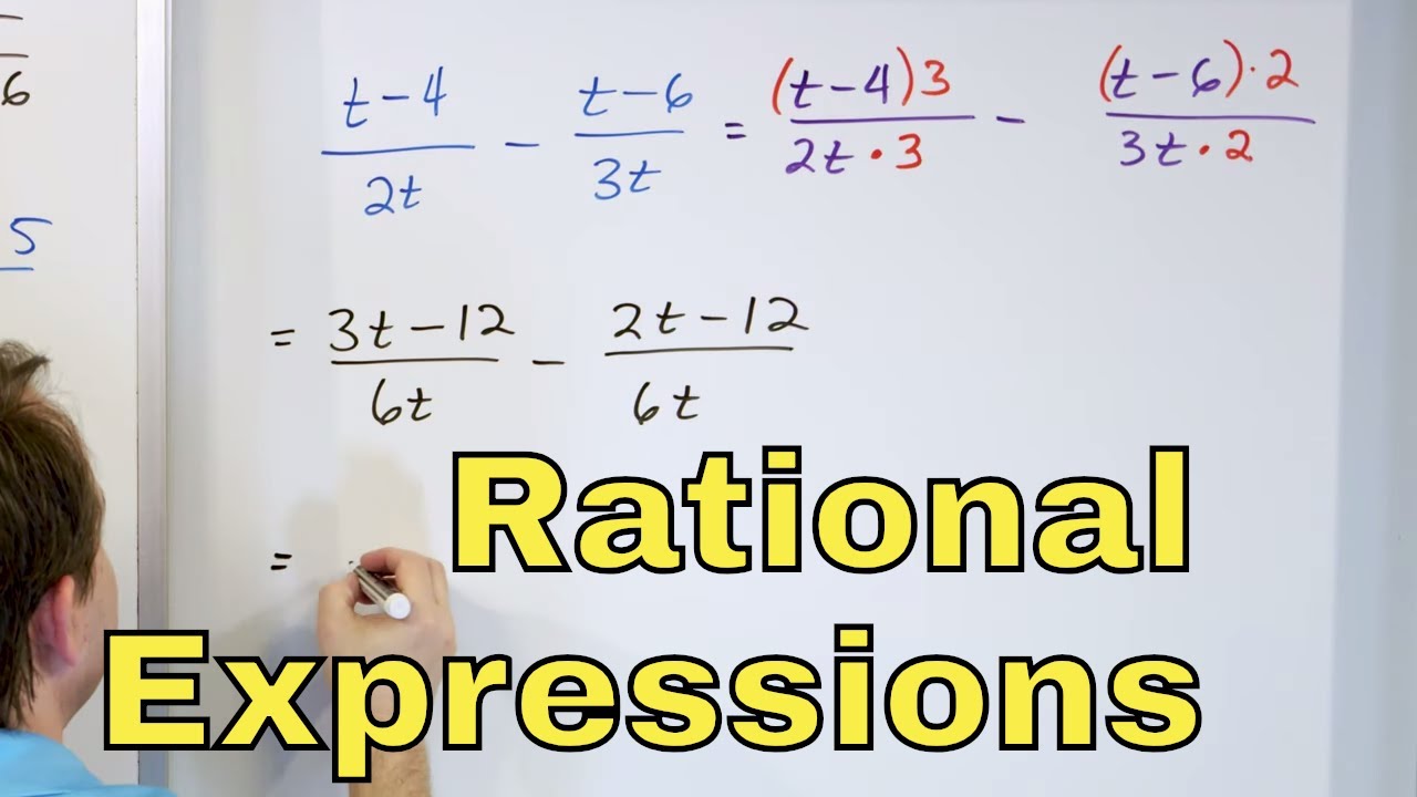 17 - Adding, Subtracting & Simplifying Rational Expressions, Part 1