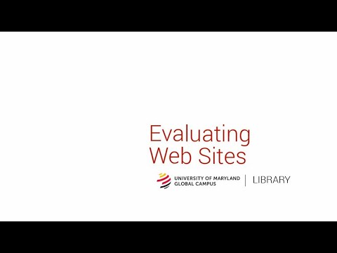 Evaluating Web Sites