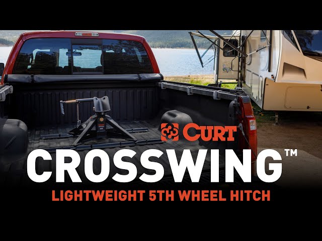 Curt CrossWing 20K Single-Point 5th Wheel Hitch for 2-5/16" Gooseneck ...