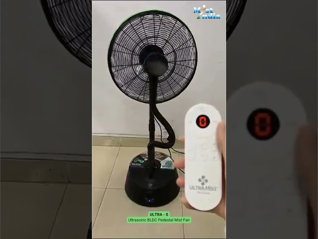 Misting Fans - ULTRA S - Ultrasonic BLDC Pedestal Mist Fan Manufacturer ...