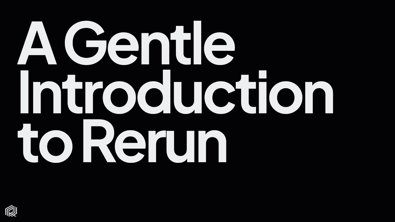 A Gentle Introduction to Rerun (Series Overview)
