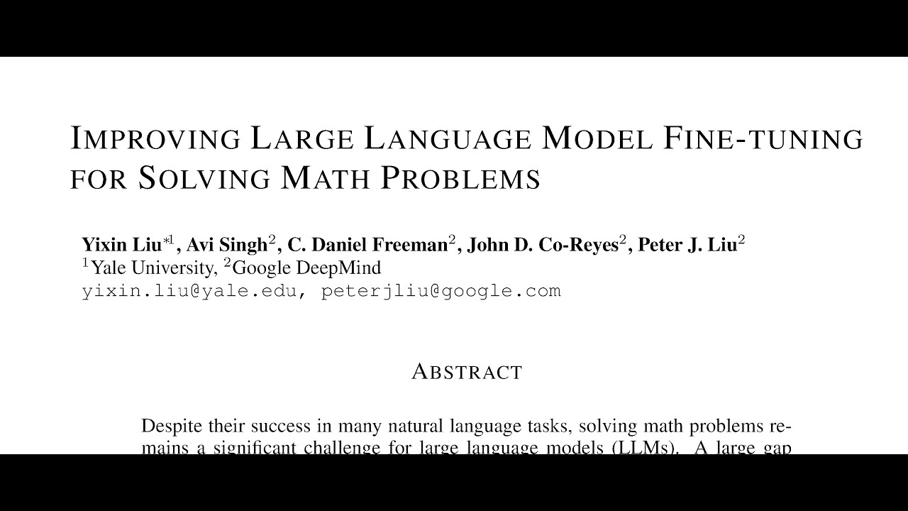 [short] Improving Large Language Model Fine-tuning for Solving Math Problems