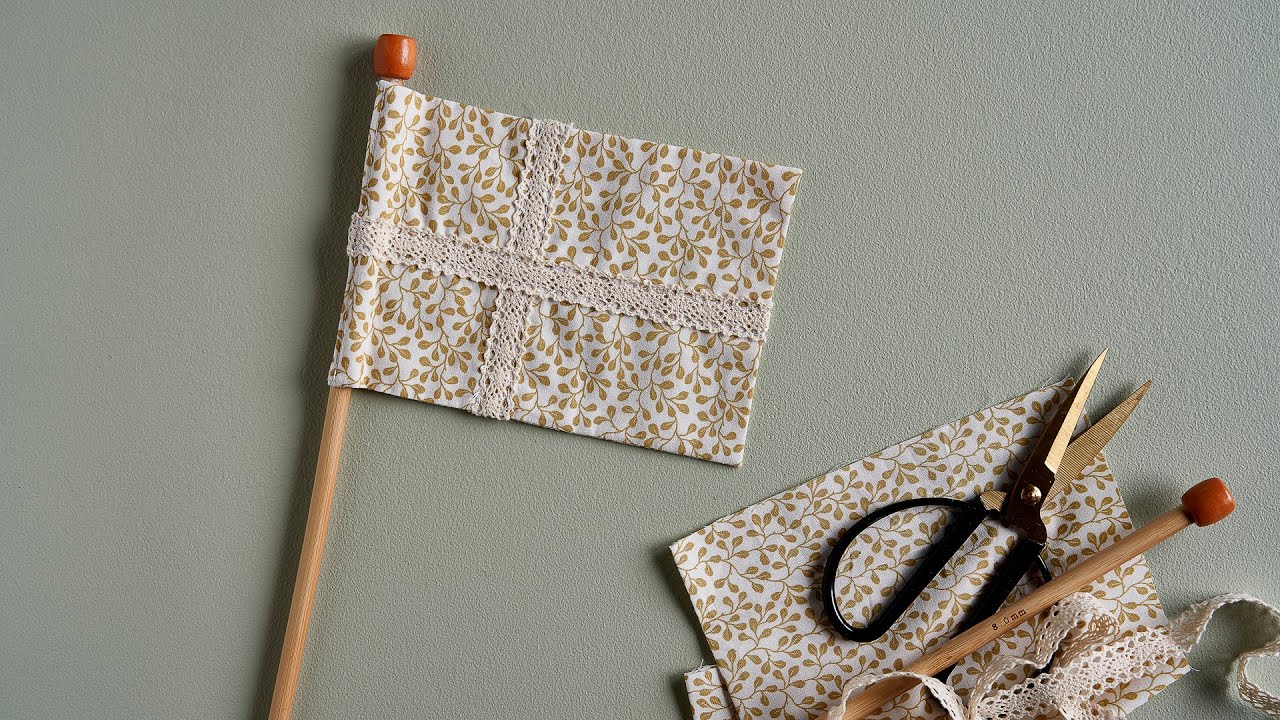 Patchwork-flag - DIY by Søstrene Grene