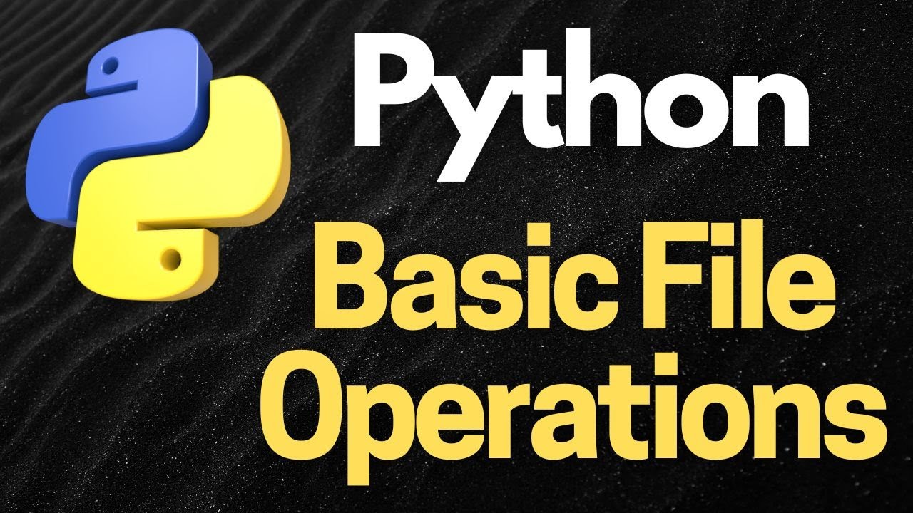 Python File Operations: Mastering the Basics