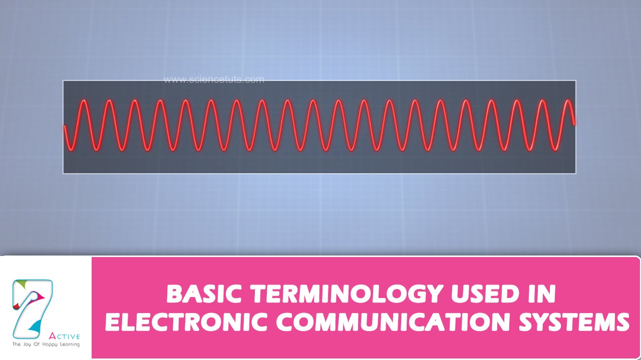 BASIC TERMINOLOGY USED IN ELECTRONIC COMMUNICATION SYSTEMS