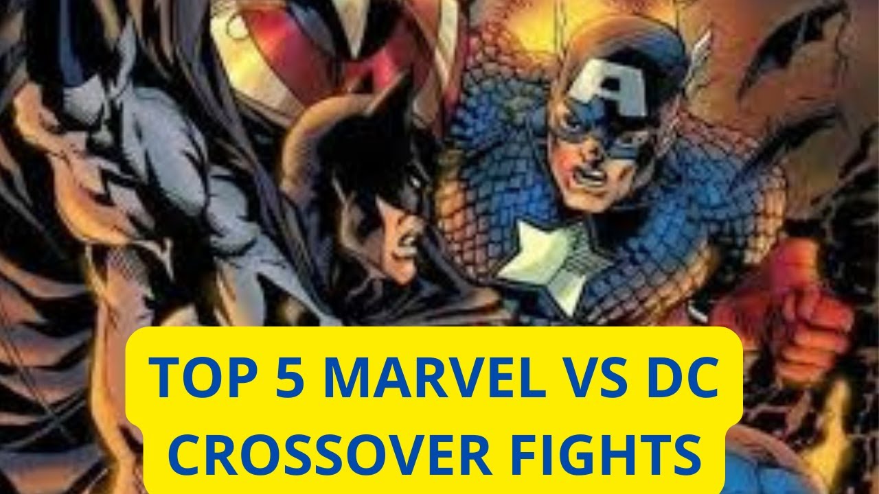 Top 5 Marvel vs DC Crossover Fights! #comicbookshowdown #marvel  #marvelvsdc #marvel #dc