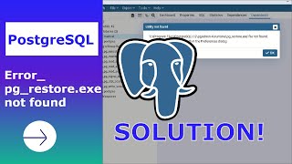 pg_restoreを実行すると、ファイルのヘッダに"[archiver] unsupported version (1.13)が表示されます。