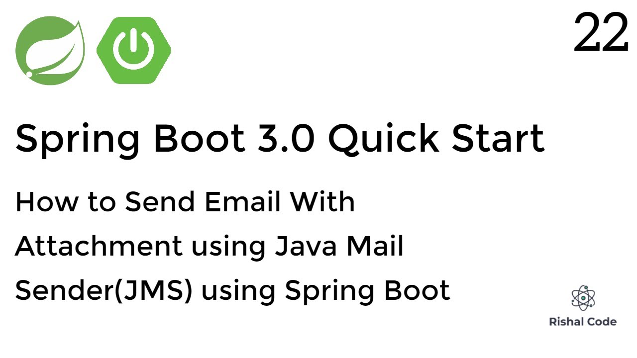 How to Send Email With Attachment using Java Mail Sender(JMS) using Spring Boot