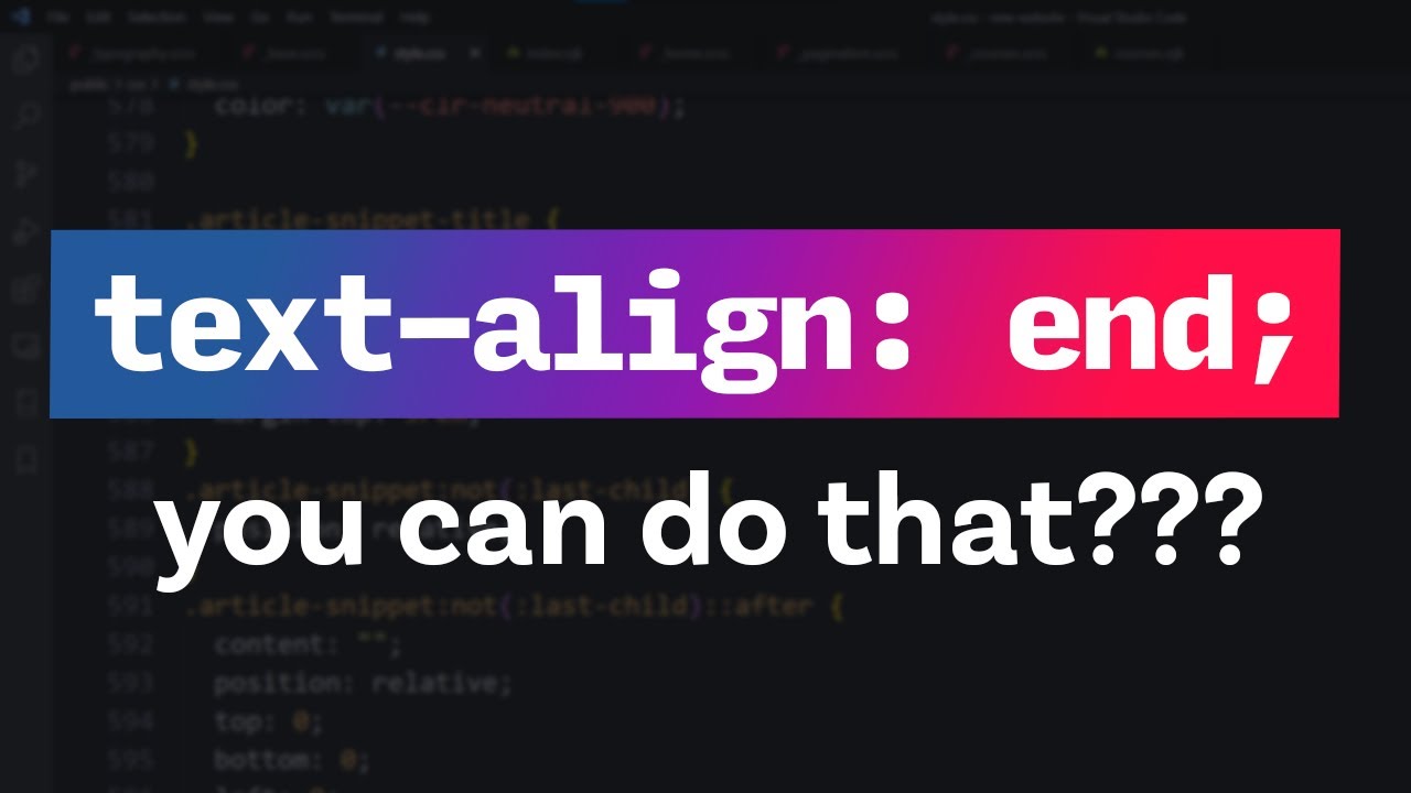 Write better CSS using logical properties