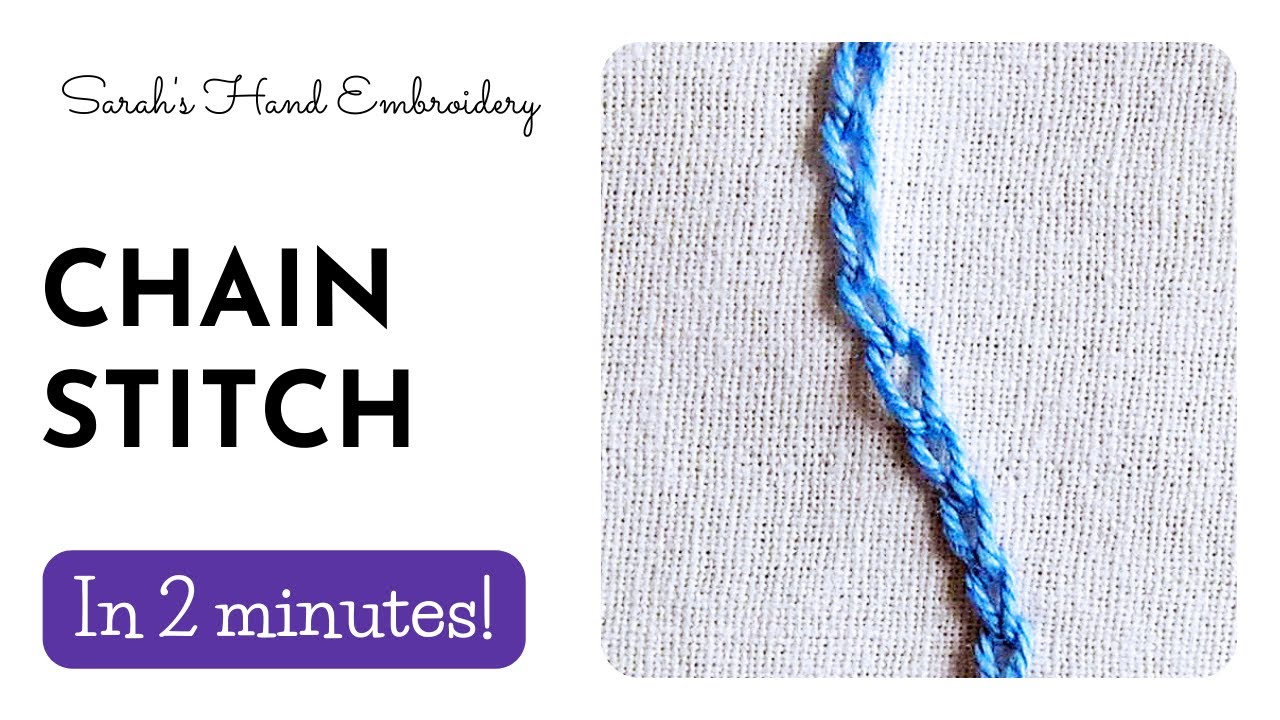 Video Library of Hand Embroidery Stitches - Sarah's Hand Embroidery