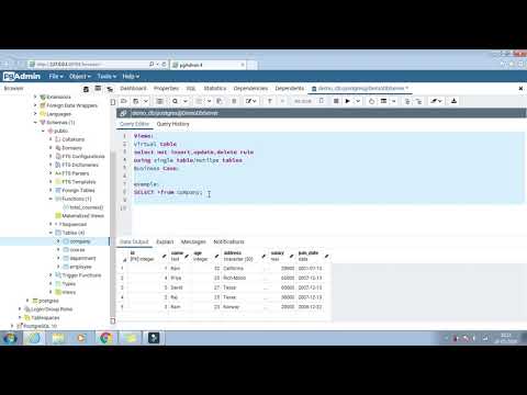 Views in SQL #Materialized views #Alias tables #Postgresql