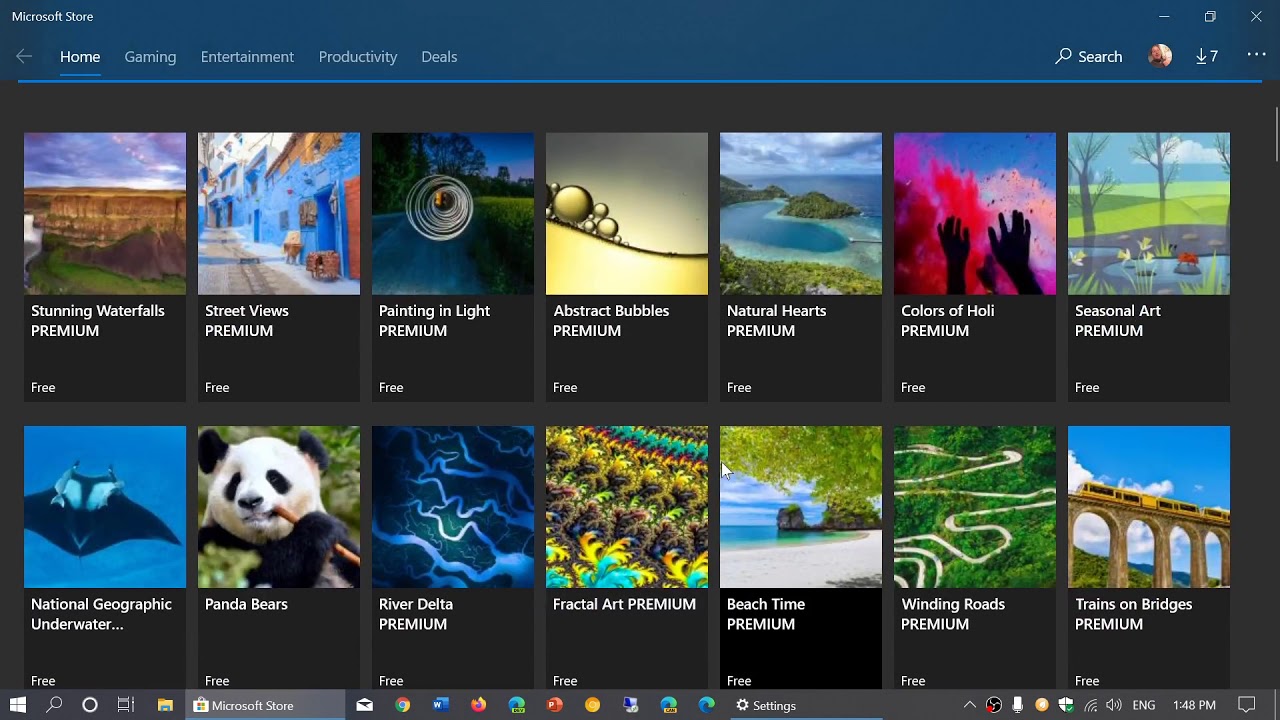 WHERE do I get the Beautiful stunning background wallpaper pictures in Windows 10