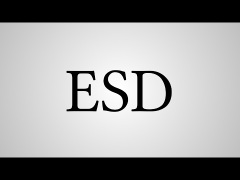 What Does "ESD" Stand For?