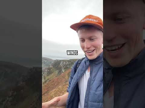 Traveling to the COUNTRY with the CRAZIEST WEATHER! (Ireland) #shorts