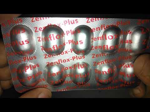 Zenflox Plus Infection Tablet, specification and features