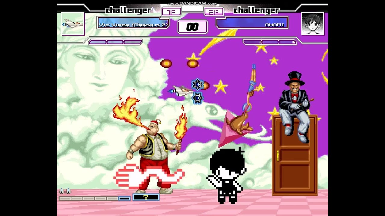MUGEN - Vic Viper (Gradius 2) vs. Omori (Mephisto 1968 - REUPLOAD)