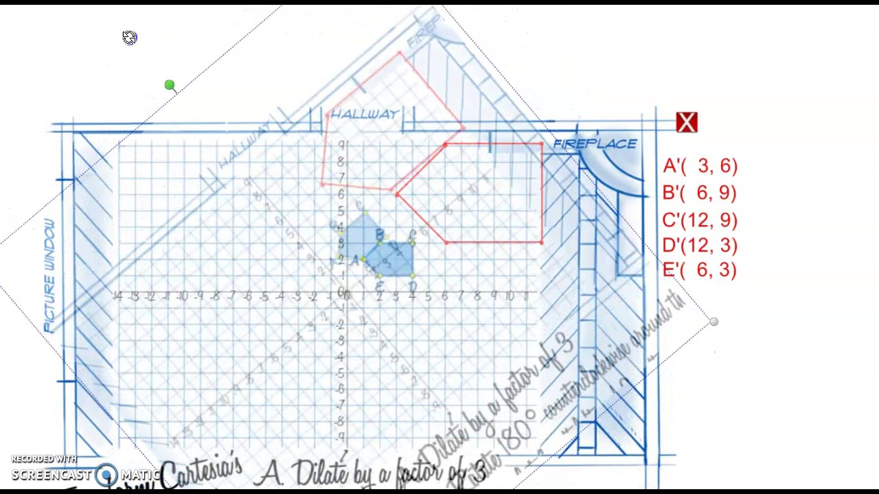 MidSchoolMath; Tile Transformation 8.g.a.3