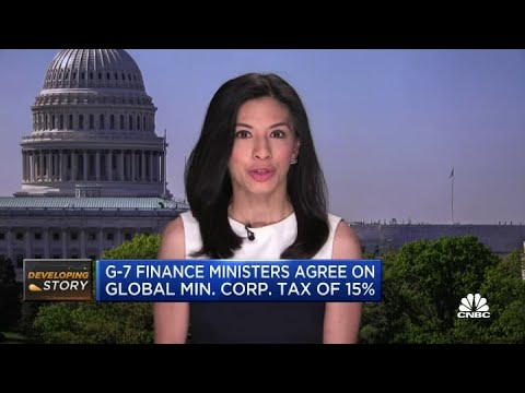 G-7 finance ministers agree on global minimum corporate tax of 15%