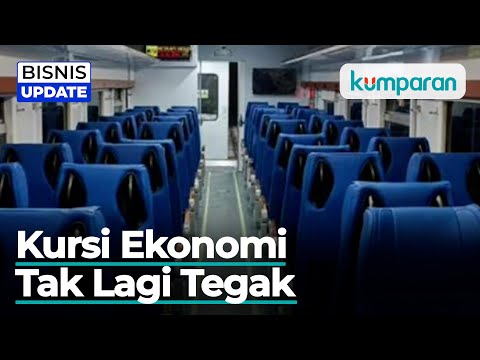 KAI Ganti Kursi Kereta Ekonomi, Duduk Tak Lagi Tegak 90 Derajat ...