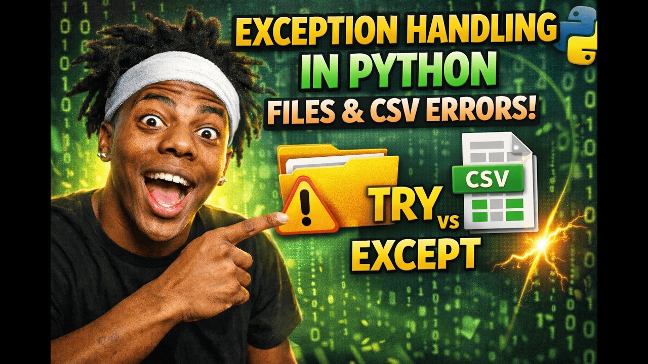 Fix File Errors in Python Using Exception Handling (Beginner Friendly) #34 #tutorial