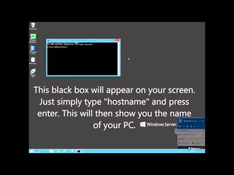 How to find your PC name / hostname