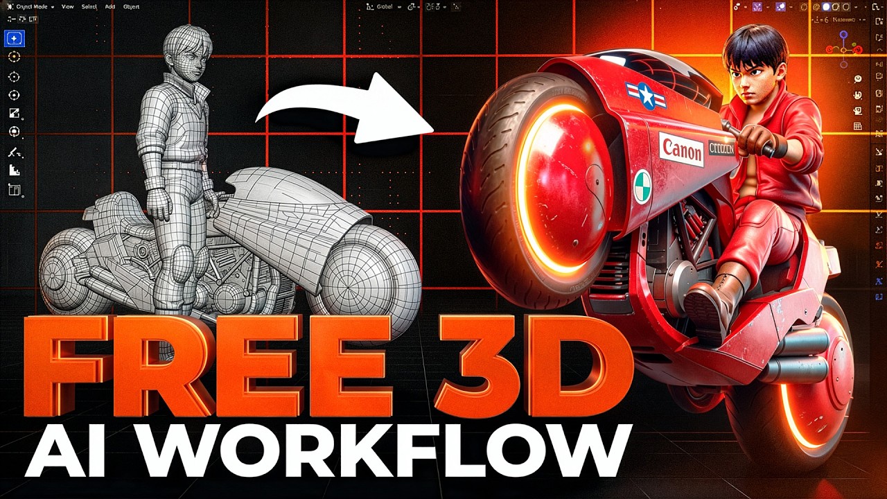 The Best FREE 3D AI Workflow in 2026