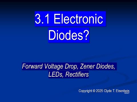3.1 Electronic Diodes - 2:31