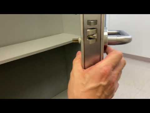 Wobbly door handle tightening (Schlage L Series Grade 1 Mortise Lock)