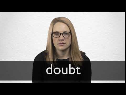How to pronounce DOUBT in British English