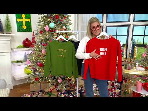 Studio Park X Shawn Killinger Seasonal Sentiments Sweatshirt on QVC