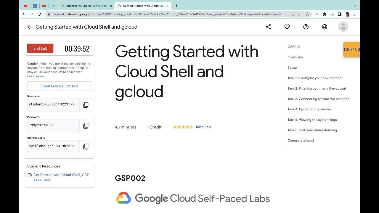 Getting Started with Cloud Shell and gcloud || #qwiklabs || #GSP002