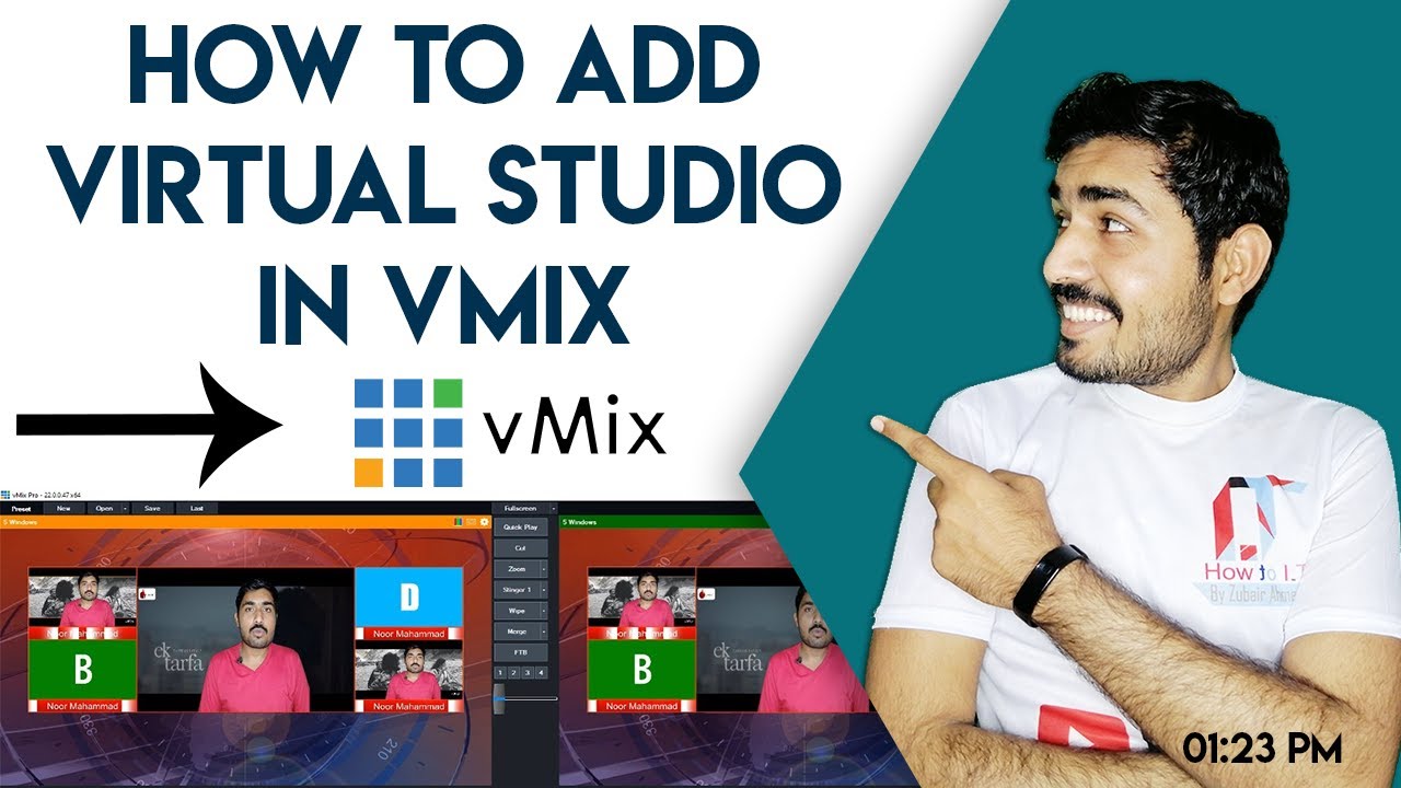 How To Add Virtual Studio in Vmix | How To Make Virtual Sets In Vmix | How To Add Virtual Sets