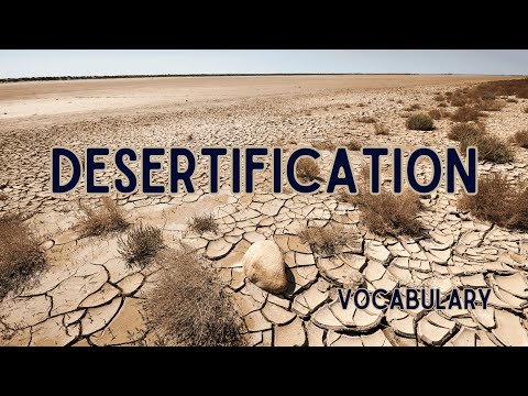 What is the meaning of Desertification?