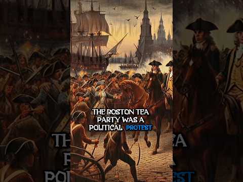 How 342 Chests of Tea Changed America Forever! #shortsvideo #history #america