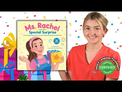 Ms. Rachel’s Book Read by a Speech Therapist | Calm Storytime for Toddler Language Support