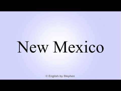 How to pronounce "New Mexico"