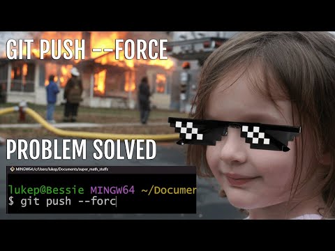 GIT PUSH --FORCE || Welcome to Git Newbie
