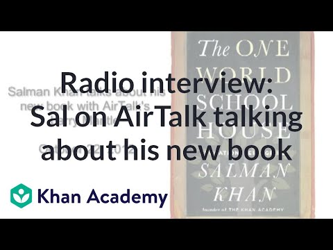Sal on AirTalk talking about his new book