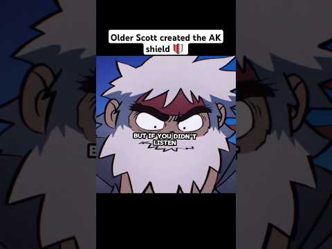 older Scott created AK shield ๐ก- Scott pilgrim takes off #scottpilgrimtakesoff #anime