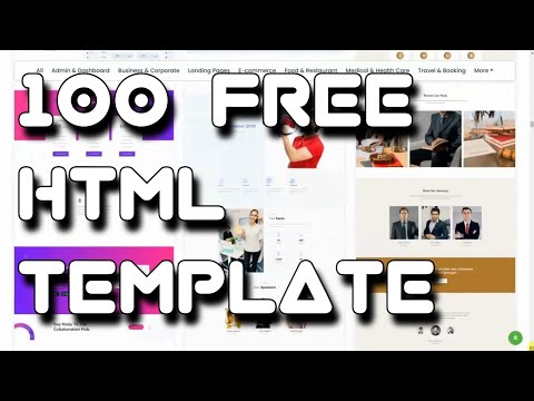 100 free responsive HTML, CSS, Templates Bundle (Part 2)