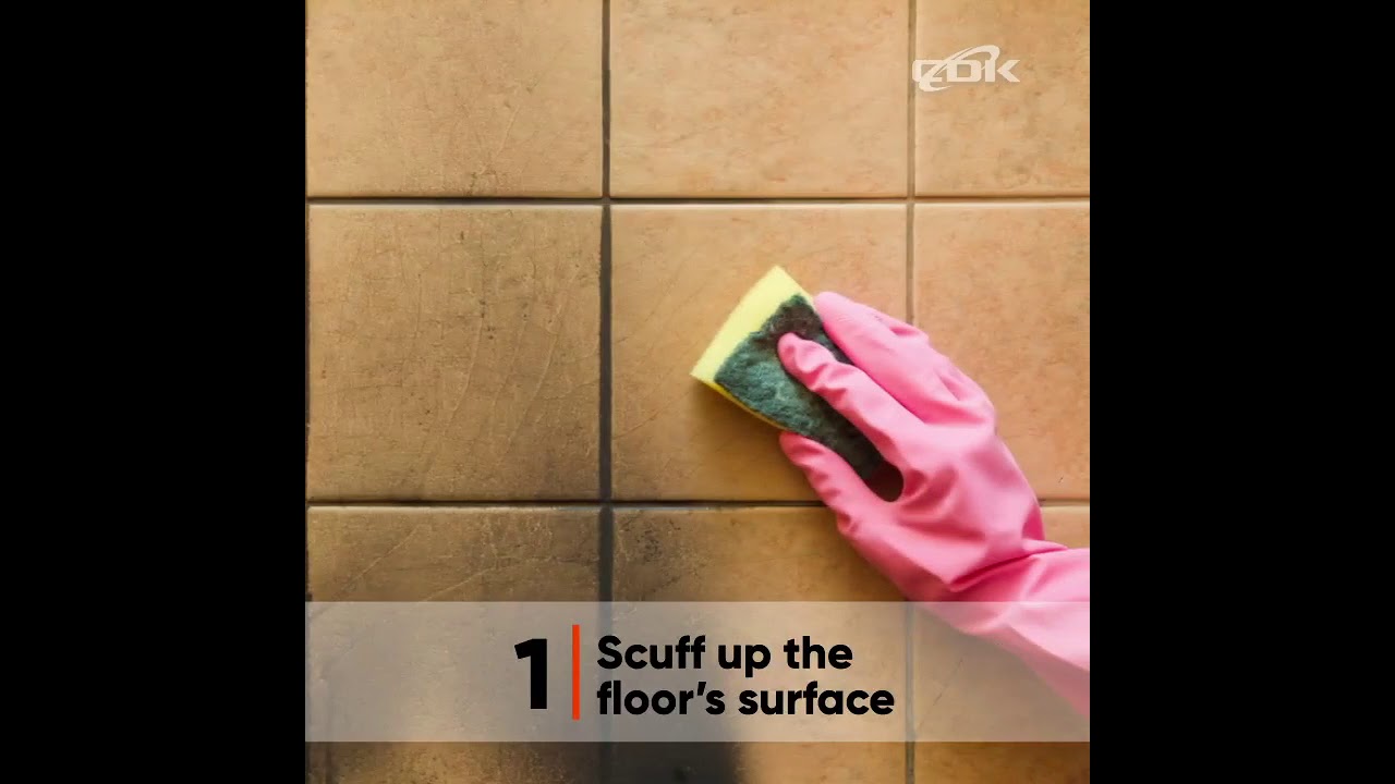 How to Paint Porcelain Floor Tiles