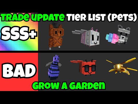 ‘NEW’ Trading Update Pet Value Tier List in Grow a Garden! (Best Pets to Trade 2025)